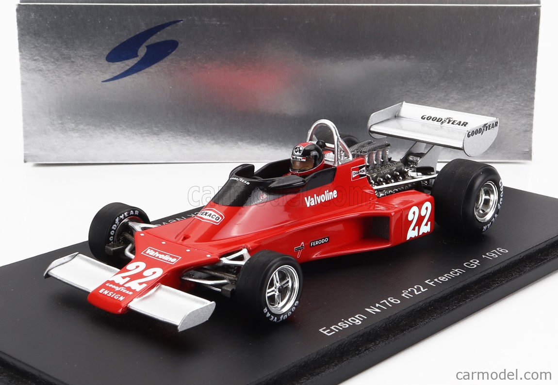 SPARK-MODEL S1831 Scale 1/43 | ENSIGN F1 N176 N 22 FRENCH GP 1976 ...