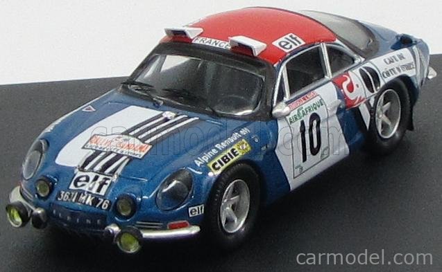TROFEU TR0825 Echelle 1/43 | RENAULT ALPINE A110 N 10 RALLY BANDAMA ...