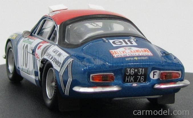 TROFEU TR0825 Scala 1/43 | RENAULT ALPINE A110 N 10 RALLY BANDAMA 1973 ...