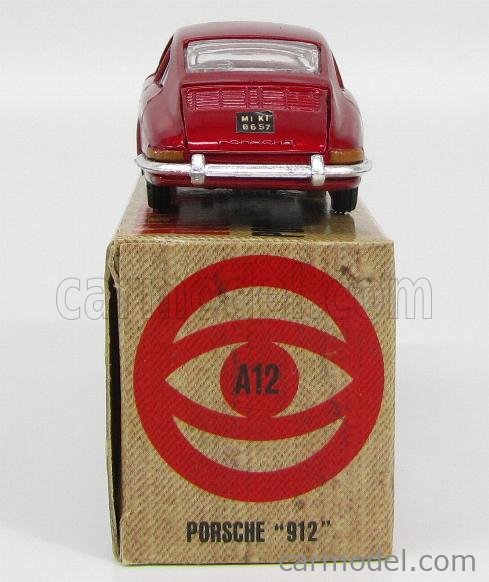 MEBETOYS MATTEL A12 Scale 1/43 | PORSCHE 911 912 (2 ISSUE) RED MET