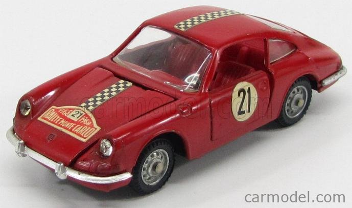 MEBETOYS MATTEL A33 Escala 1/43 | PORSCHE 911 912 RALLY DI MONTECARLO N 21 - RED INTERIOR RED