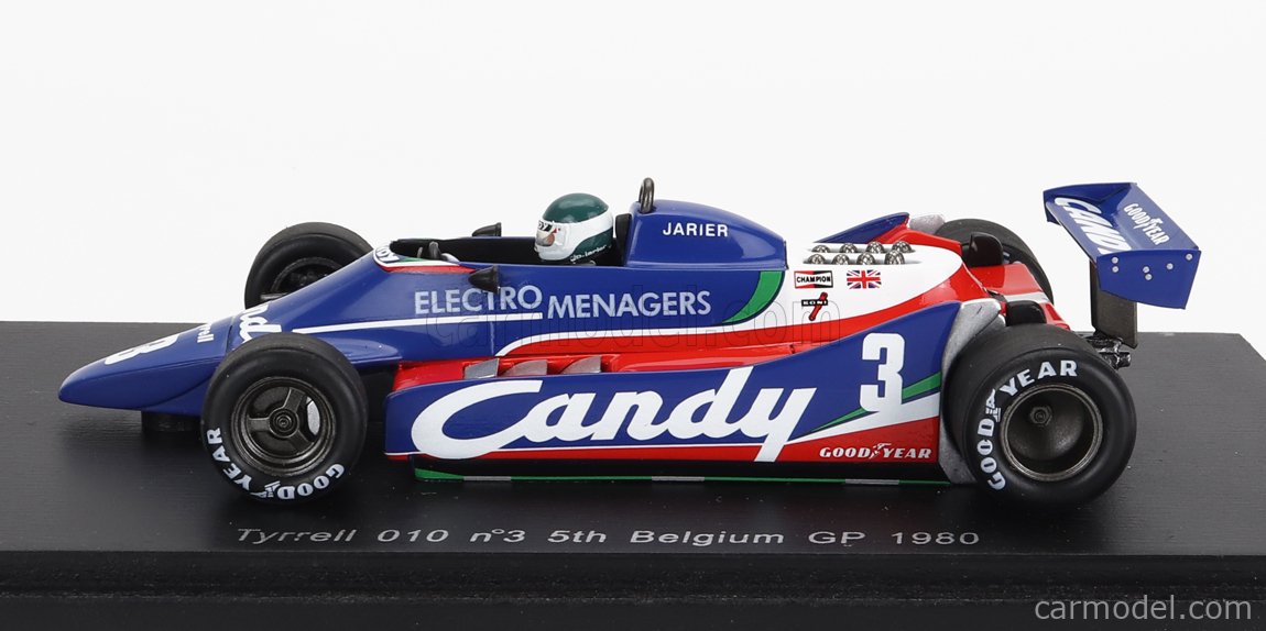 SPARK-MODEL S1883 Scale 1/43 | TYRRELL F1 010 CANDY N 3 BELGIUM GP JEAN ...