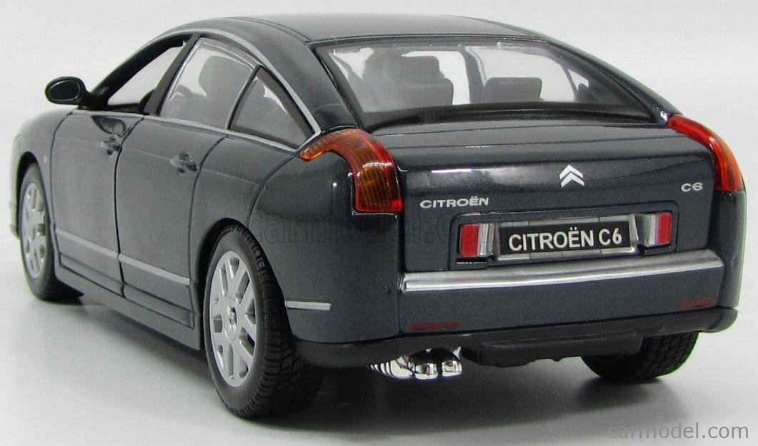 BURAGO BU12073GR Masstab: 1/18 | CITROEN C6 2006 DARK GREY MET