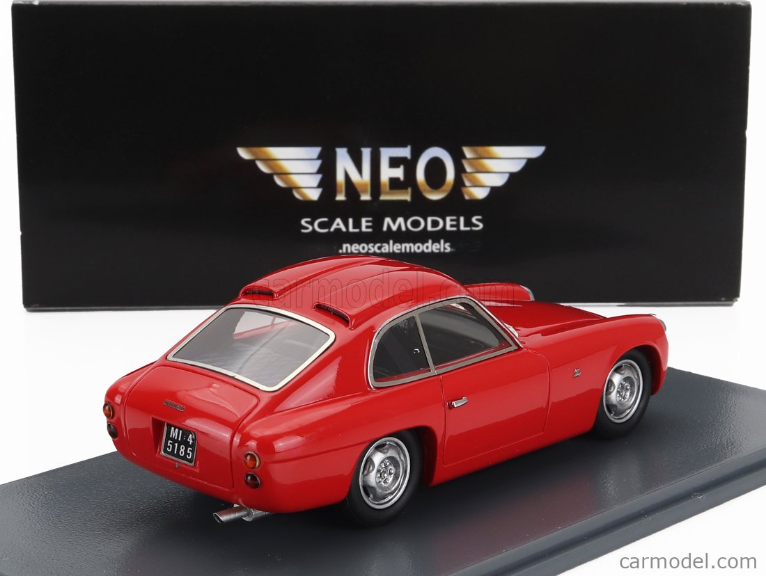 NEO SCALE MODELS NEO45185 Echelle 1/43 | OSCA 1600GT ZAGATO 1962 RED