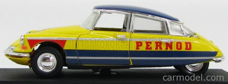 RIO-MODELS SL066/3 Scale 1/43 | CITROEN DS19 - PERNOD - 1967 YELLOW BLUE