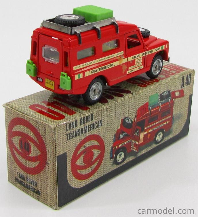 MEBETOYS MATTEL A40 Scala 1/43 | LAND ROVER LAND 110 TRANS AMERICAN ...