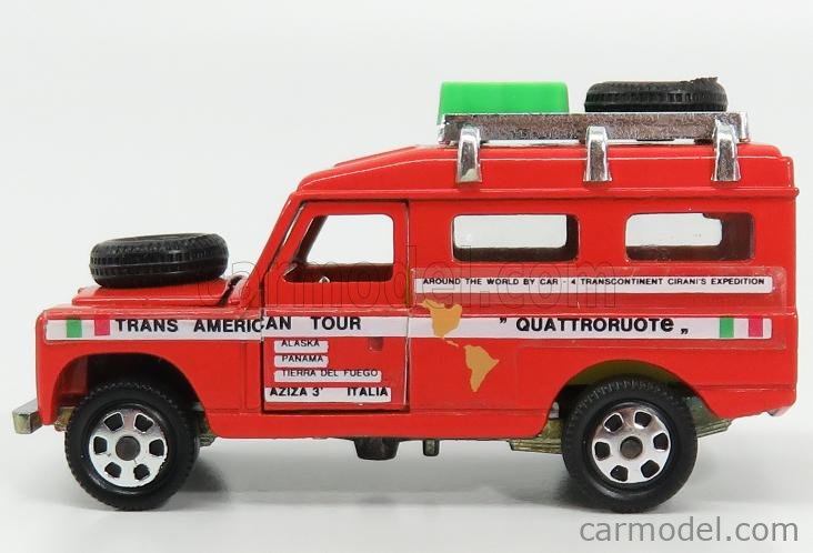 MEBETOYS MATTEL A40 Scale 1/43 | LAND ROVER LAND 110 TRANS AMERICAN ...