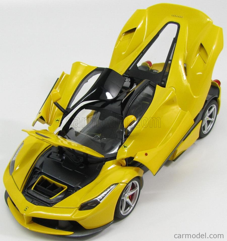 MATTEL HOT WHEELS BCT81 Scale 1/18 | FERRARI LAFERRARI 2013 YELLOW