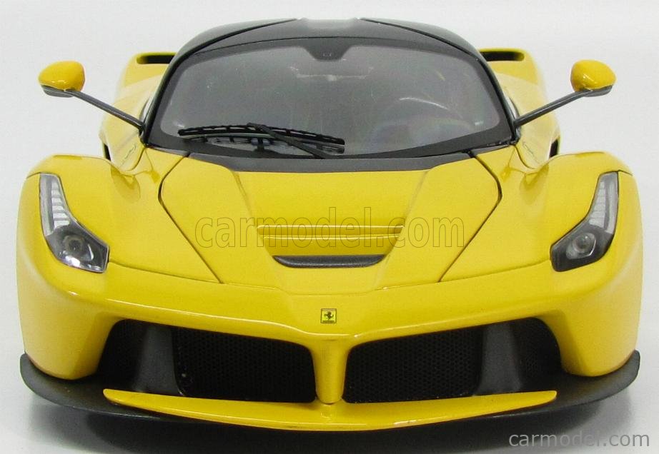 MATTEL HOT WHEELS BCT81 Scale 1/18 | FERRARI LAFERRARI 2013 YELLOW