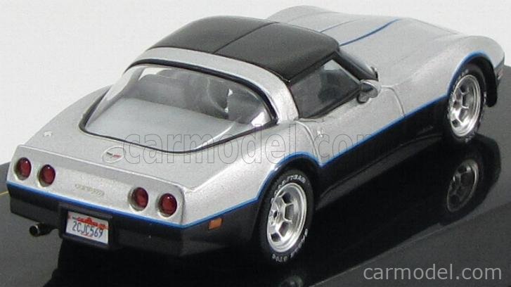 IXO-MODELS CLC251 Scale 1/43 | CHEVROLET CORVETTE C3 COUPE 1980 SILVER ...