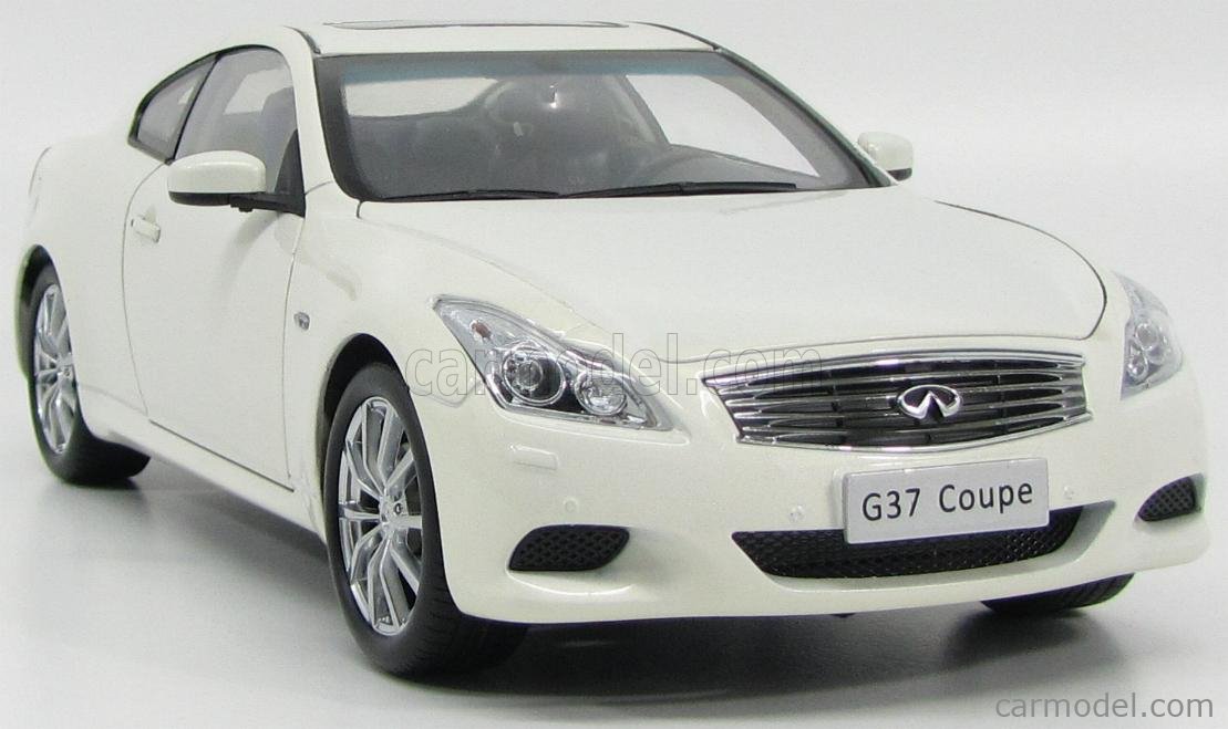 PAUDI 5502WH Scale 1/18 | INFINITI G37 COUPE 2-DOOR 2012 PEARL WHITE MET
