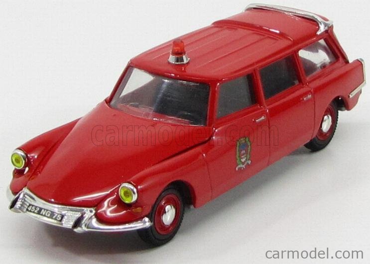 NOREV 71155 Scale 1/43 | CITROEN ID19 BREAK FIRE ENGINE 1963 RED