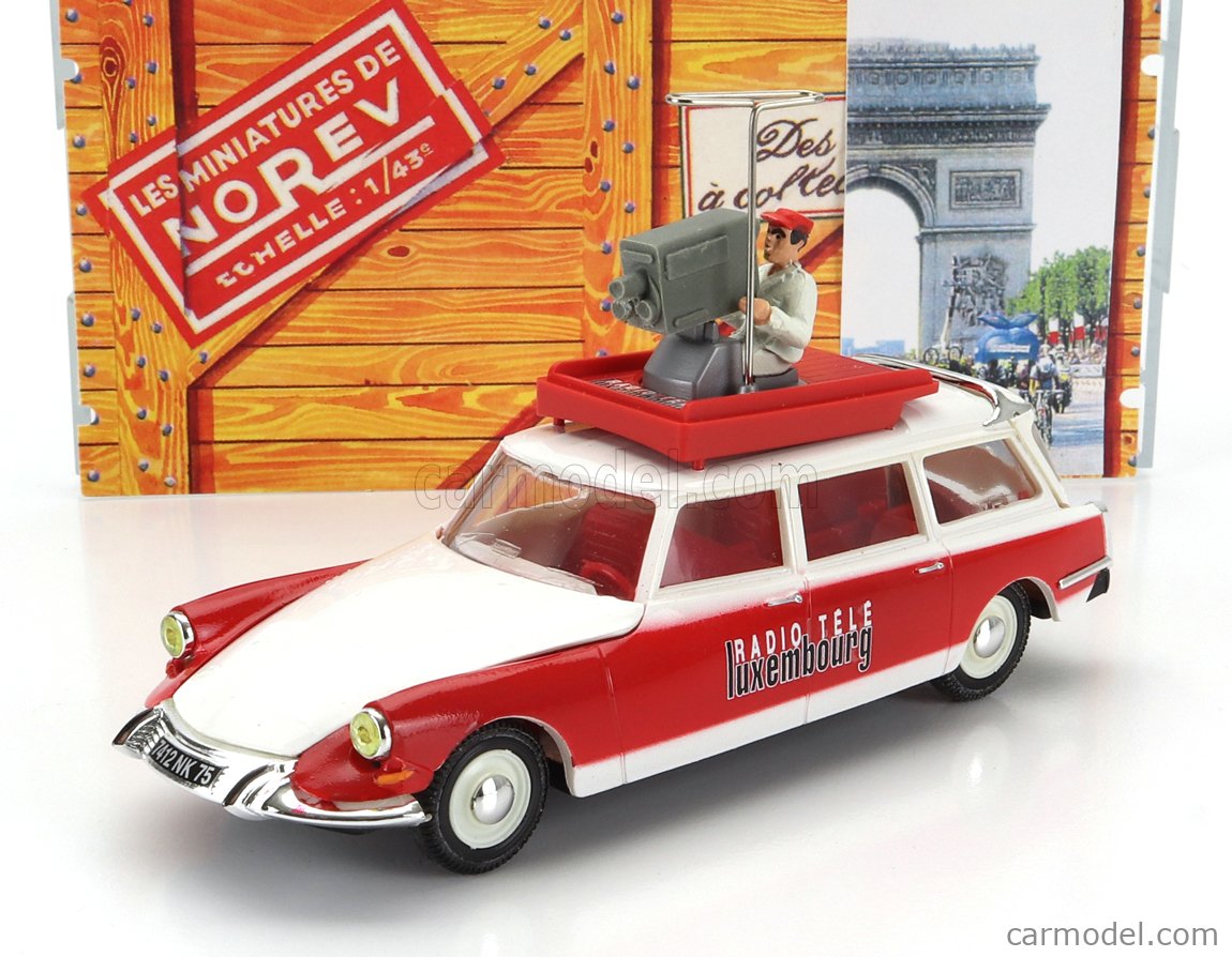 NOREV 770001 Scala 1/43 | CITROEN ID19 BREAK RTL RADIO TELE LUXEMBURG ...