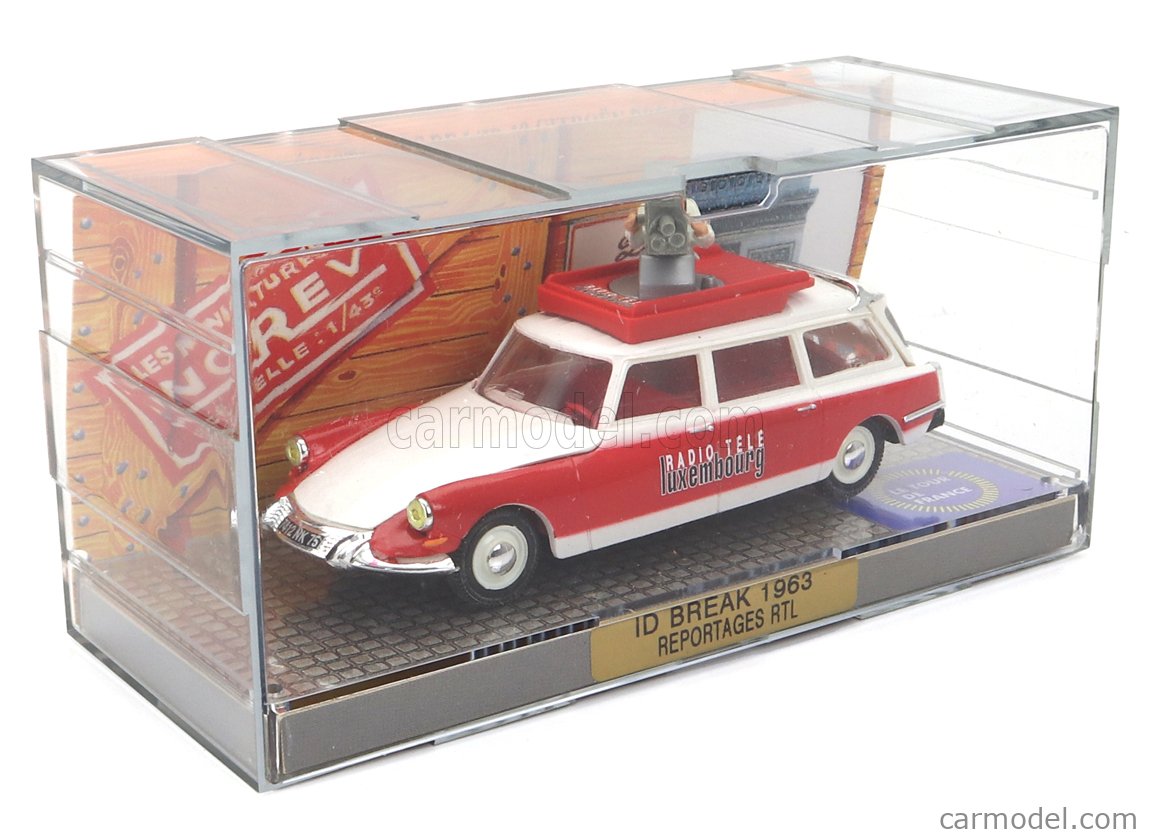NOREV 770001 Scala 1/43 | CITROEN ID19 BREAK RTL RADIO TELE LUXEMBURG ...