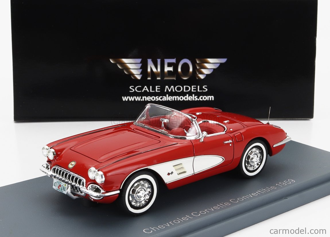 NEO SCALE MODELS NEO45995 Escala 1/43 | CHEVROLET CORVETTE SPIDER 1958 ...