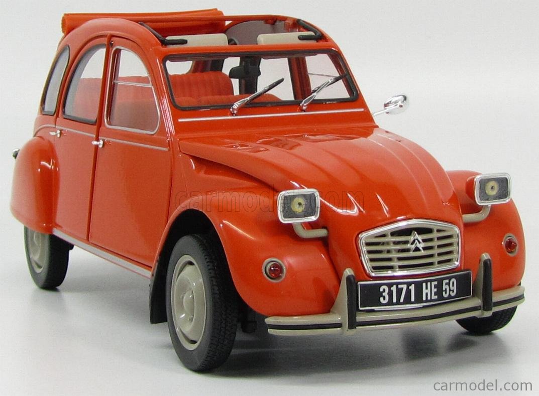 NOREV 181514 Scale 1/18 | CITROEN 2CV 6 CABRIOLET 1975 ORANGE