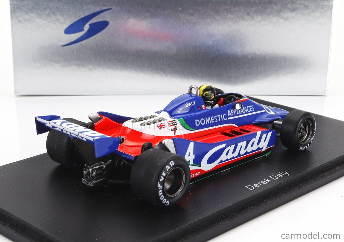 SPARK-MODEL S1884 Scale 1/43 | TYRRELL F1 010 CANDY N 4 4th BRITISH GP ...