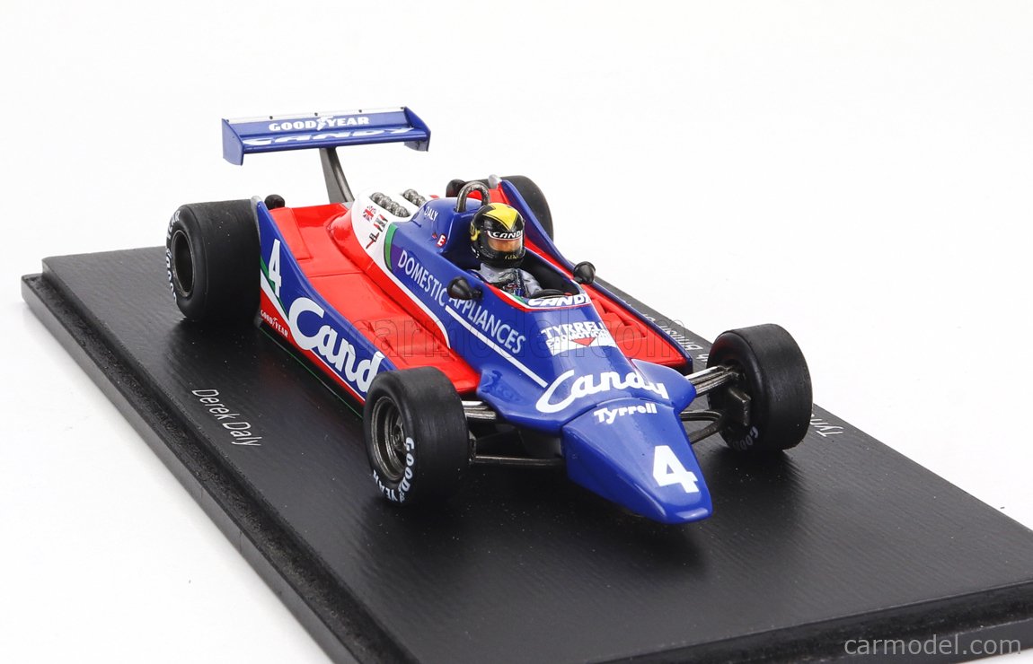SPARK-MODEL S1884 Scale 1/43 | TYRRELL F1 010 CANDY N 4 4th BRITISH GP ...