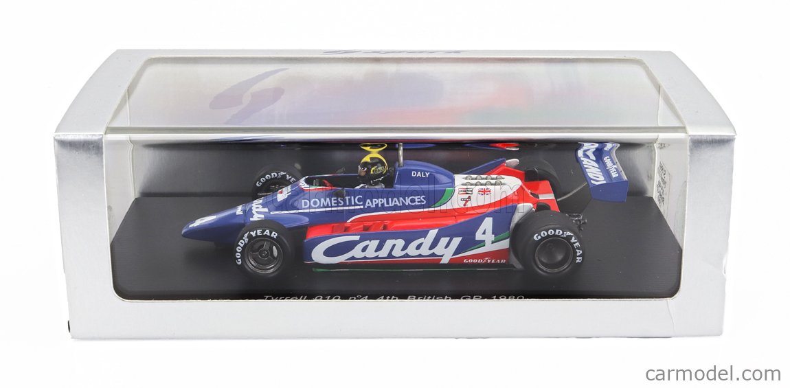 SPARK-MODEL S1884 Scale 1/43 | TYRRELL F1 010 CANDY N 4 4th BRITISH GP ...