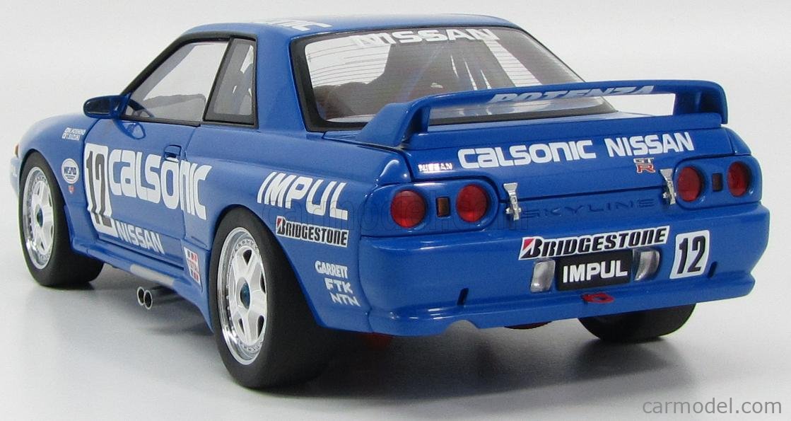 AUTOART 89079 Scale 1/18 | NISSAN SKYLINE GT-R (R32) TEAM CALSONIC N 12 ...