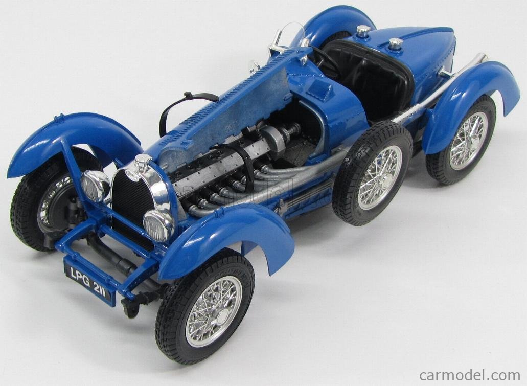 BURAGO 3005 Scala 1/18 | BUGATTI TYPE 59 1934 - BLACK BOX BLUETTE