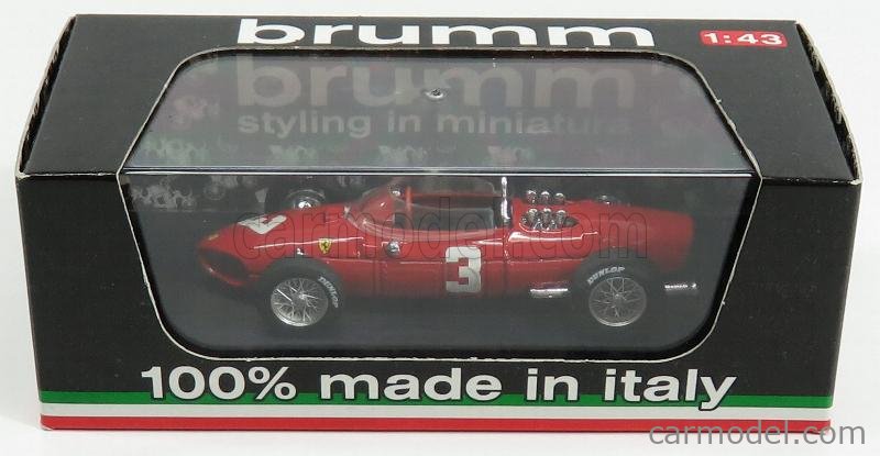 BRUMM R123 Scale 1/43 | FERRARI F1 156 N 3 WINNER DUTCH GP 1961 W.VON ...