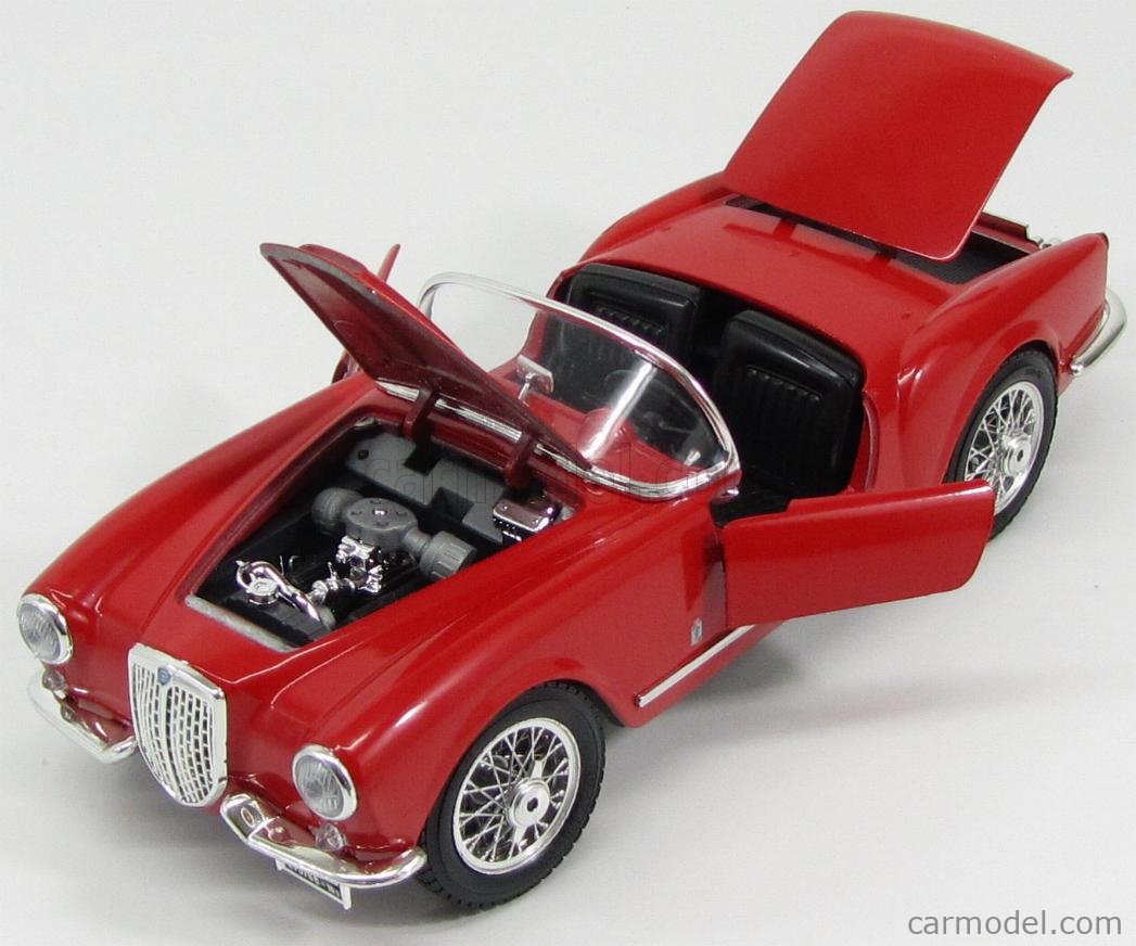 BURAGO 3010 Masstab: 1/18 | LANCIA AURELIA B24 SPIDER 1955 RED