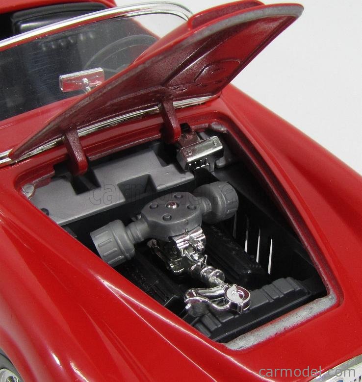 BURAGO 3010 Masstab: 1/18 | LANCIA AURELIA B24 SPIDER 1955 RED