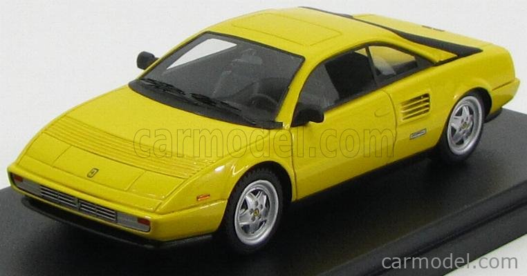 LOOKSMART LS25C Scale 1/43 | FERRARI MONDIAL T COUPE 1989 YELLOW