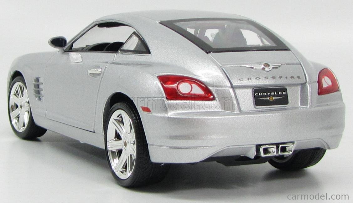 MAISTO 31140S Scale 1/18 | CHRYSLER CROSSFIRE COUPE 2005 SILVER