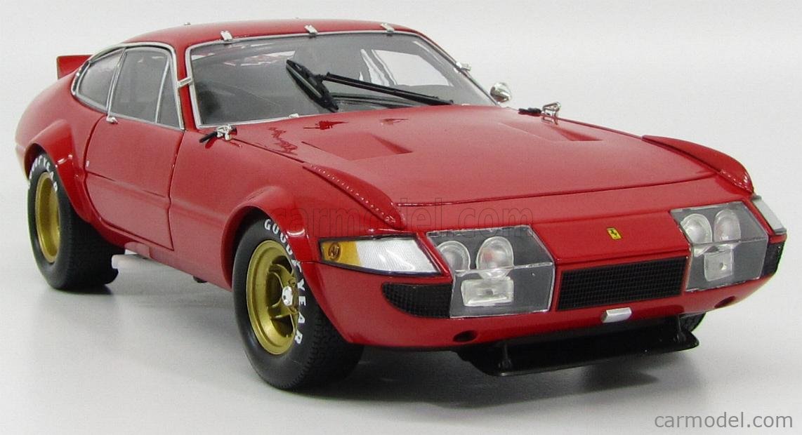 KYOSHO 08165R Scale 1/18 | FERRARI 365 GTB/4 N 0 COMPETIZIONE 1977 RED