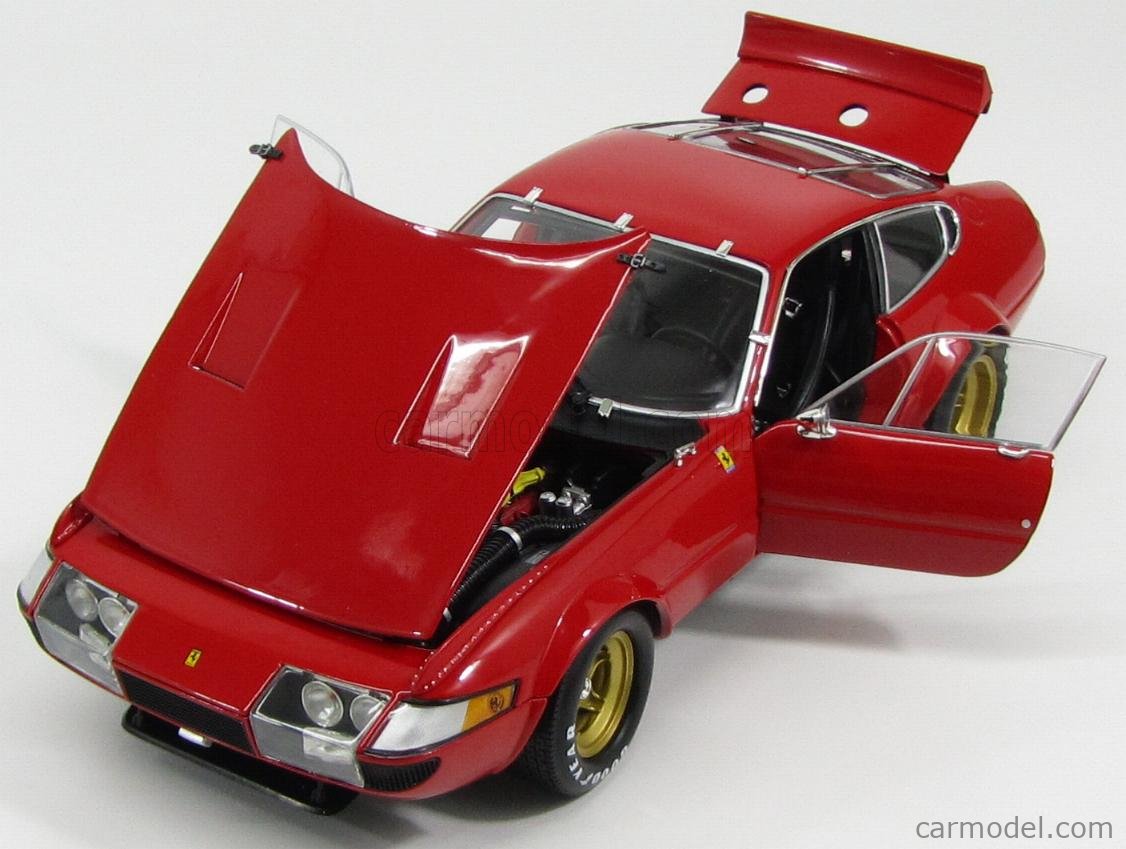 KYOSHO 08165R Scale 1/18 | FERRARI 365 GTB/4 N 0 COMPETIZIONE 1977 RED