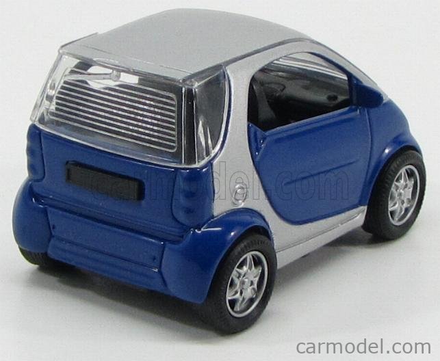 SMART TOYS 829704 Scala 1/43 | SMART FORTWO 1998 BLUE SILVER
