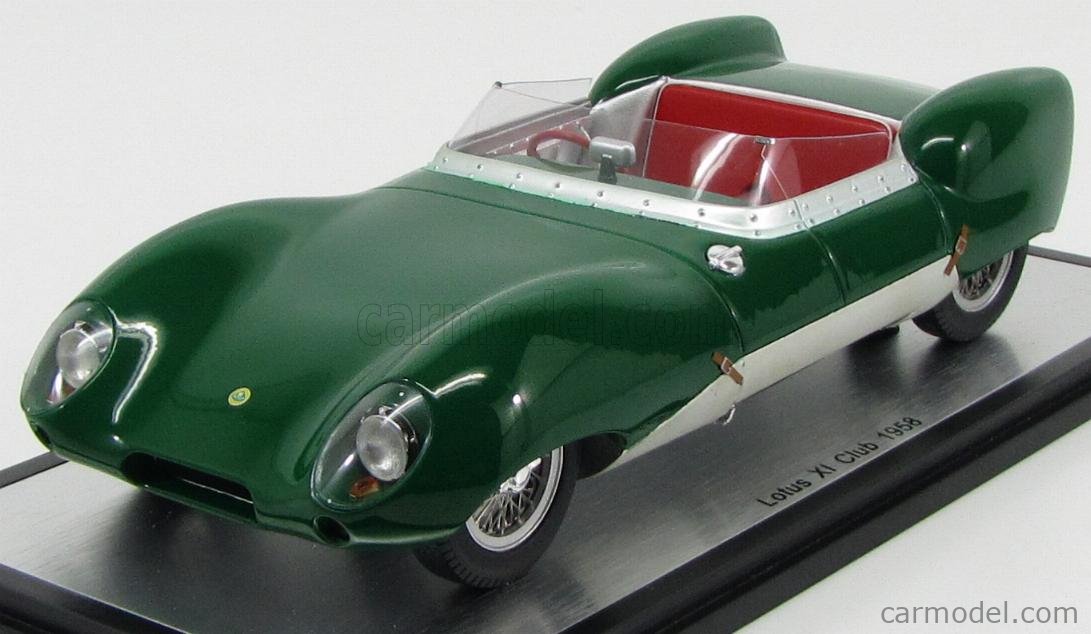 SPARK-MODEL 18S091 Scale 1/18 | LOTUS XI CLUB SPIDER 1958 GREEN