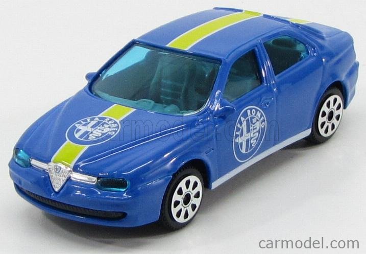 BURAGO 300006BL Echelle 1/43 | ALFA ROMEO 156 BISCIONE 1997 BLUE YELLOW