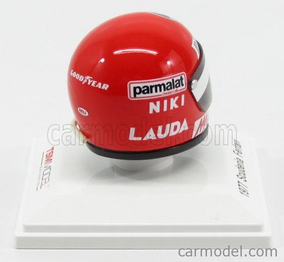 NIKI LAUDA 1977 HELMET 1/5 F1 PARMALAT CASQUE CASCO FORMULA ROMERQUELLE ...