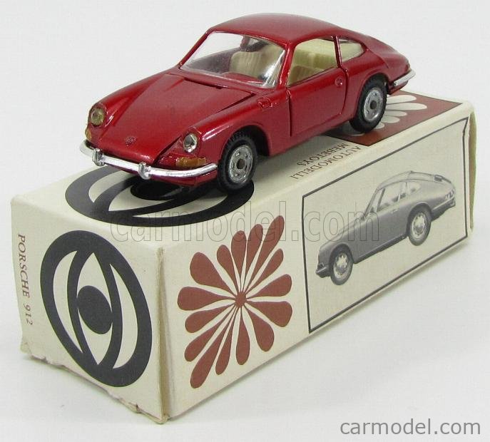 MEBETOYS MATTEL A12 Escala 1/43 | PORSCHE 911 912 (1 ISSUE) RED MET