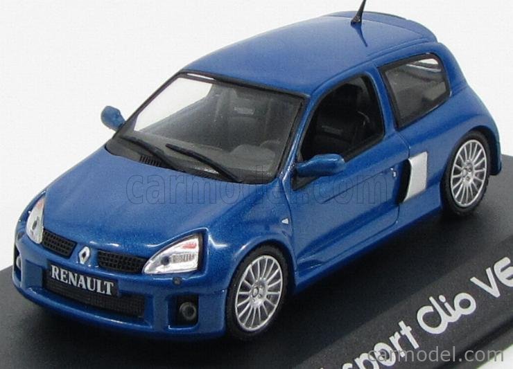 EDICOLA 73174 Escala 1/43 | RENAULT CLIO SPORT V6 PHASE 2 2002 BLUE MET
