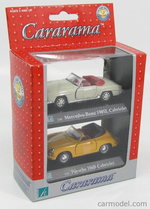 HONGWELL 252709 Escala 1/43 | PORSCHE SET X2 CABRIOLET - 190 SL 1957 ...