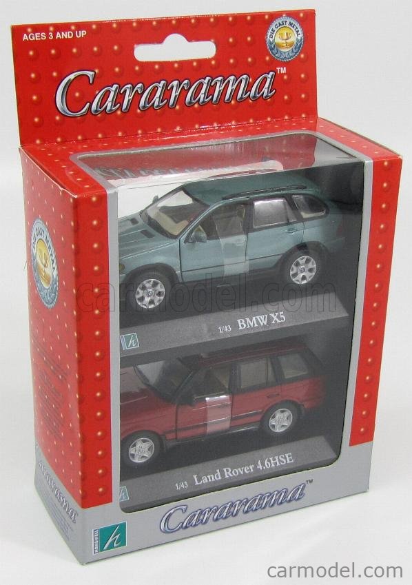 HONGWELL 252709 Scale 1/43 | BMW SET 4X4 - X5 2006 - LAND 4.6 HSE 1993 ...