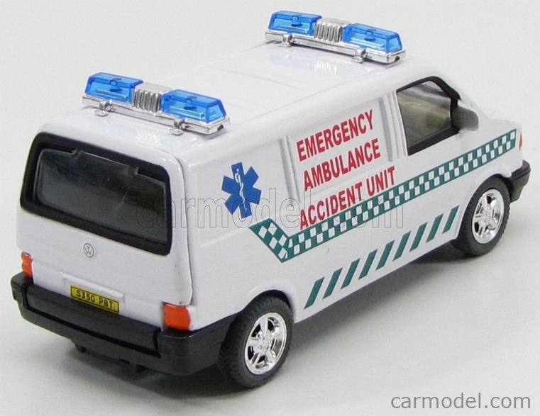 HONGWELL 520745 Scale 1/43 | VOLKSWAGEN T4 VAN AMBULANCE ACCIDENT UNIT ...