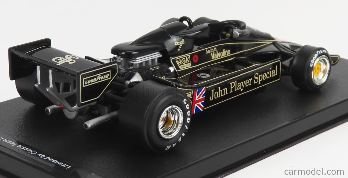 EDICOLA F1COL014 Scale 1/43 | LOTUS F1 78 FORD JPS N 5 WORLD CHAMPION SEASON 1978 M.ANDRETTI BLACK