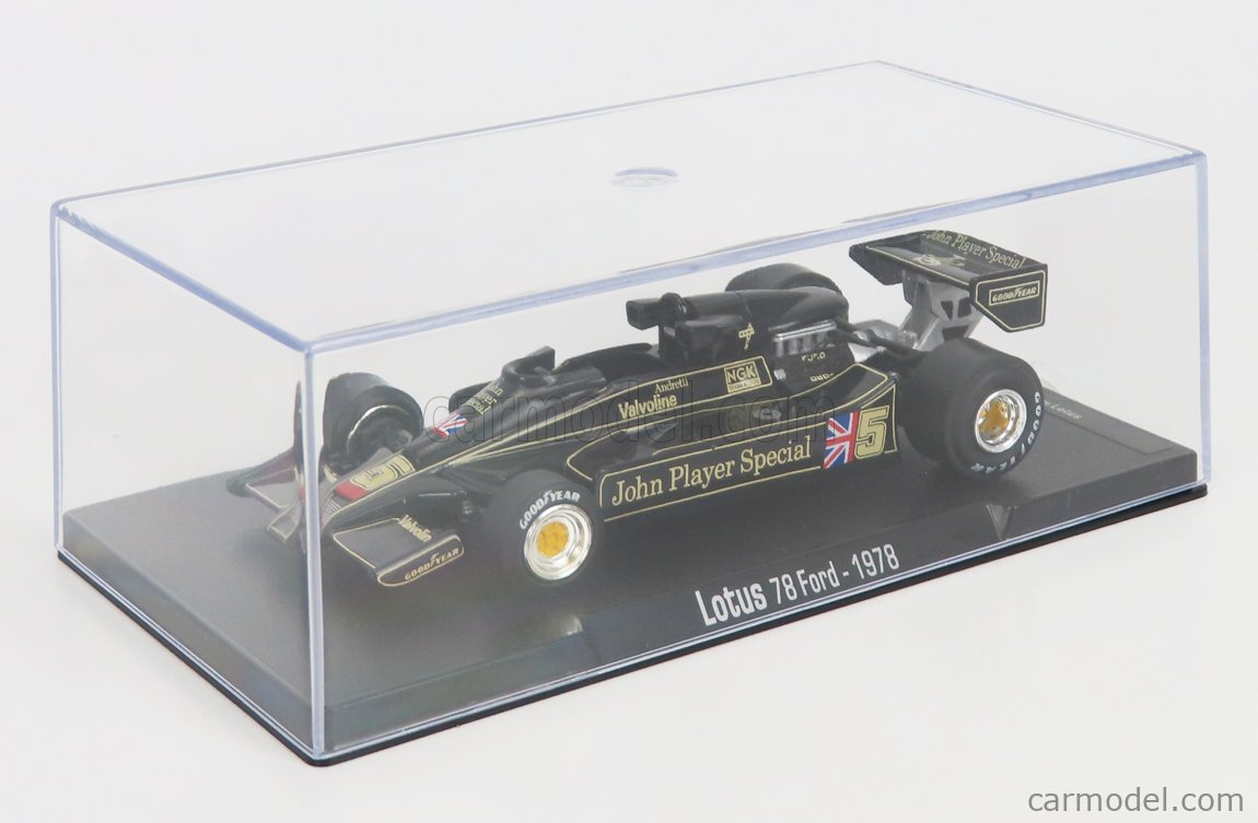 EDICOLA F1COL014 Scale 1/43 | LOTUS F1 78 FORD JPS N 5 WORLD CHAMPION SEASON 1978 M.ANDRETTI BLACK