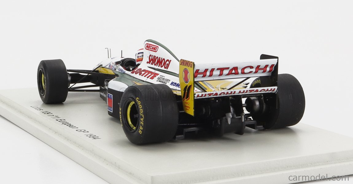 SPARK-MODEL S1678 Scale 1/43 | LOTUS F1 109 N 11 EUROPEAN GP 1994 ERIC ...