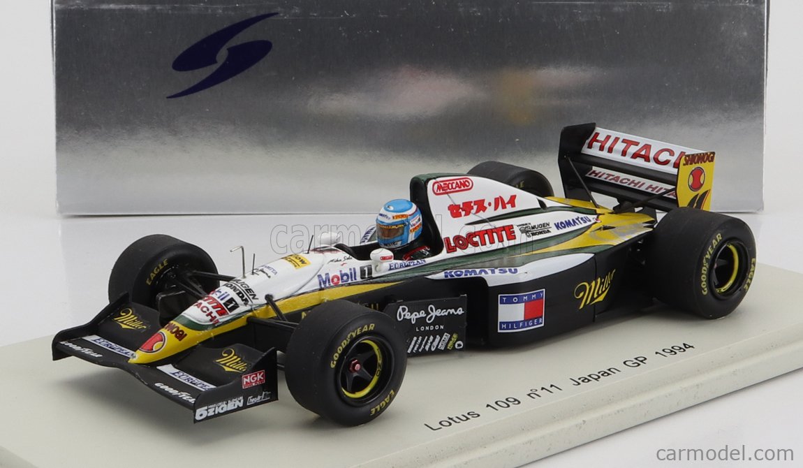 SPARK-MODEL S1780 Escala 1/43 | LOTUS F1 109 N 11 JAPAN GP 1994 MIKA ...