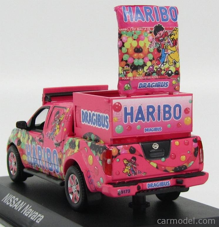NOREV 800239 Масштаб 1/43 | NISSAN NAVARA PICK-UP HARIBO DRAGIBUS TOUR ...