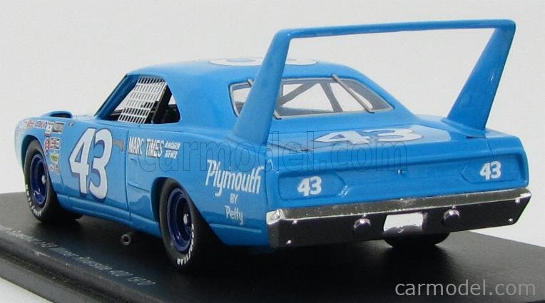 SPARK-MODEL S3590 Scale 1/43 | PLYMOUTH SUPERBIRD 426 C.I. N 43 WINNER ...