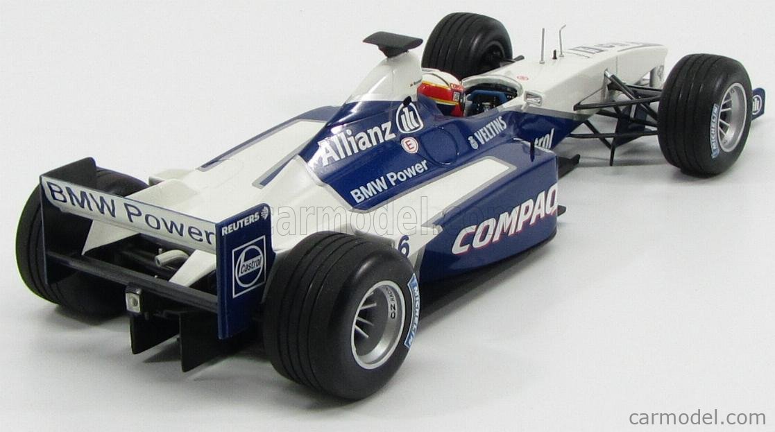 MINICHAMPS 180010096 Scale 1/18 | WILLIAMS F1 BMW FW22 N 6 SHOWCAR 2001 ...
