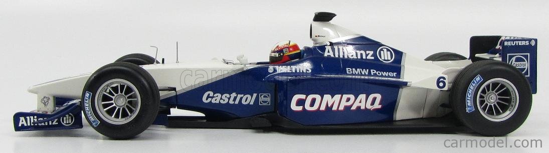 MINICHAMPS 180010096 Scale 1/18 | WILLIAMS F1 BMW FW22 N 6 SHOWCAR 2001 ...