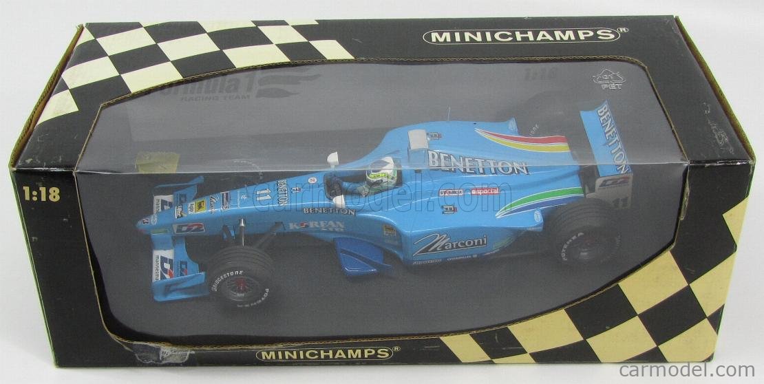 MINICHAMPS 180000081 Scale 1/18 | BENETTON F1 B200 N 11 SUPERTEC RACE ...